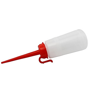 LQ Industrial 3pcs Sewing Machine Oiler 160ml Oil Dispenser with Long Angled Oil Bottle Sewing Machine Long Tip Double Needle Plastic Oil Dispenser