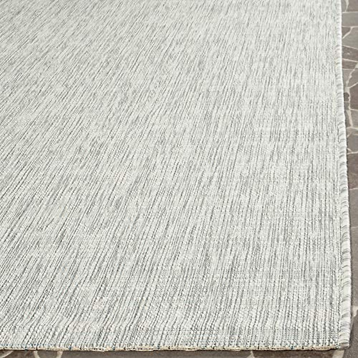 SAFAVIEH Courtyard Collection 5'3" x 7'7" Brown CY8576 Indoor/ Outdoor Waterproof Easy--Cleaning Patio Backyard Mudroom Area--Rug