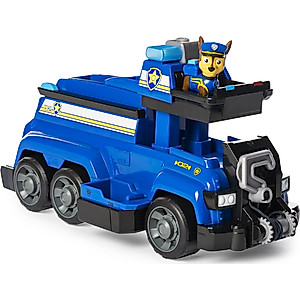 Paw Patrol, Chase’s Total Team Rescue Police Cruiser Vehicle with 6 Pups, for Kids Aged 3 and Up