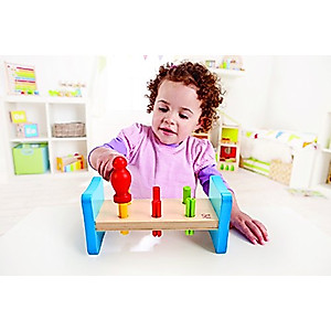 Hape First Pound & Tap Wooden Toy with Hammer| Early Learning Toy for Toddlers