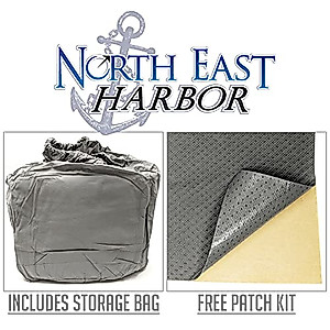 North East Harbor Waterproof Superior Class-B RV Motorhome Cover Fits Length 18'-20' Class B Camper Van/Conversion Vans Zippered Panels Heavy Duty 4 Layer Fabric - 20ft L x 7ft W x 8ft H, gray (CB710)