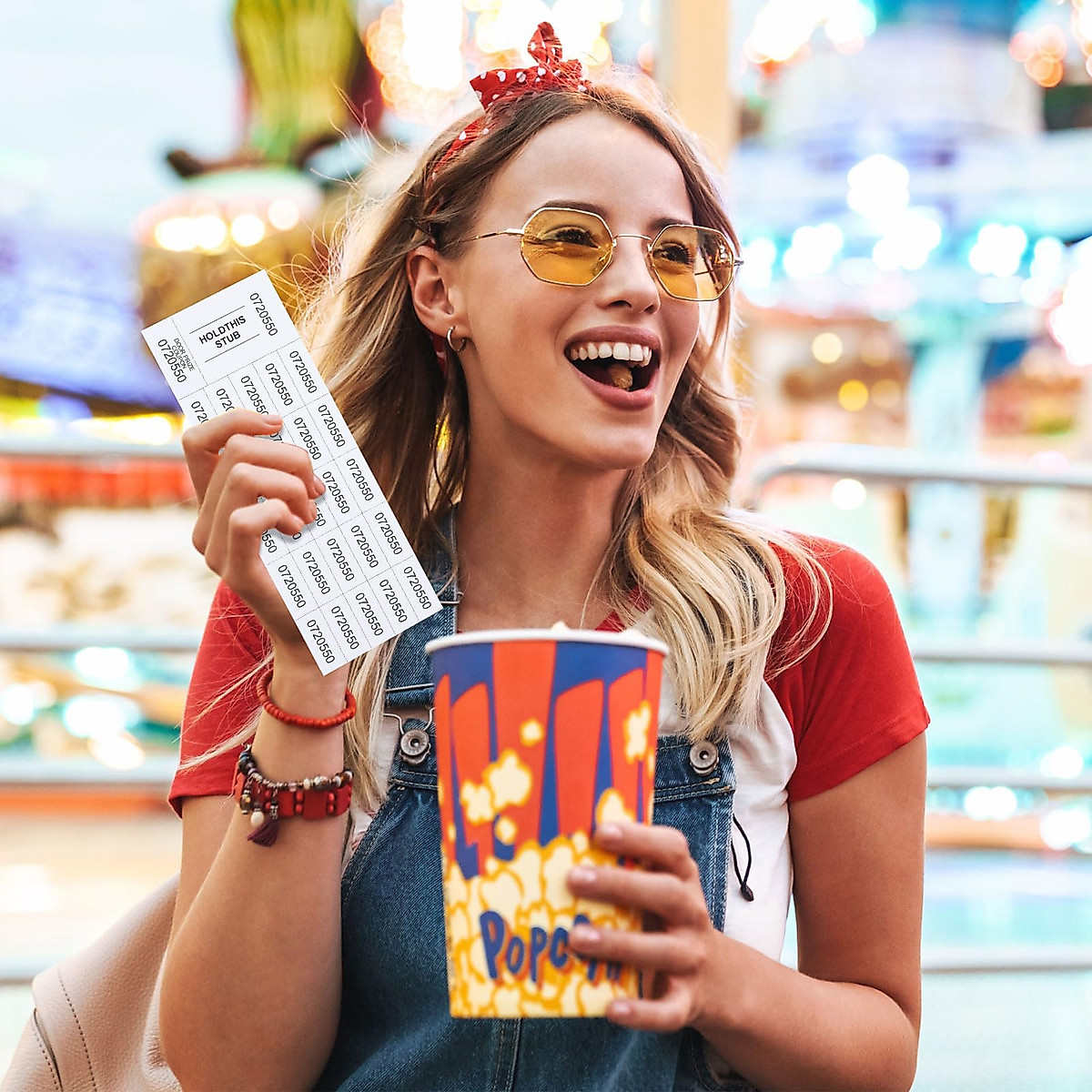 Kosiz 2000 Sheets Raffle Ticket 25 Bid Chinese Auction Tickets Tricky Tray Basket Raffle Sheets for Fundraiser Events Carnival Class School Entry Door Prize(White)