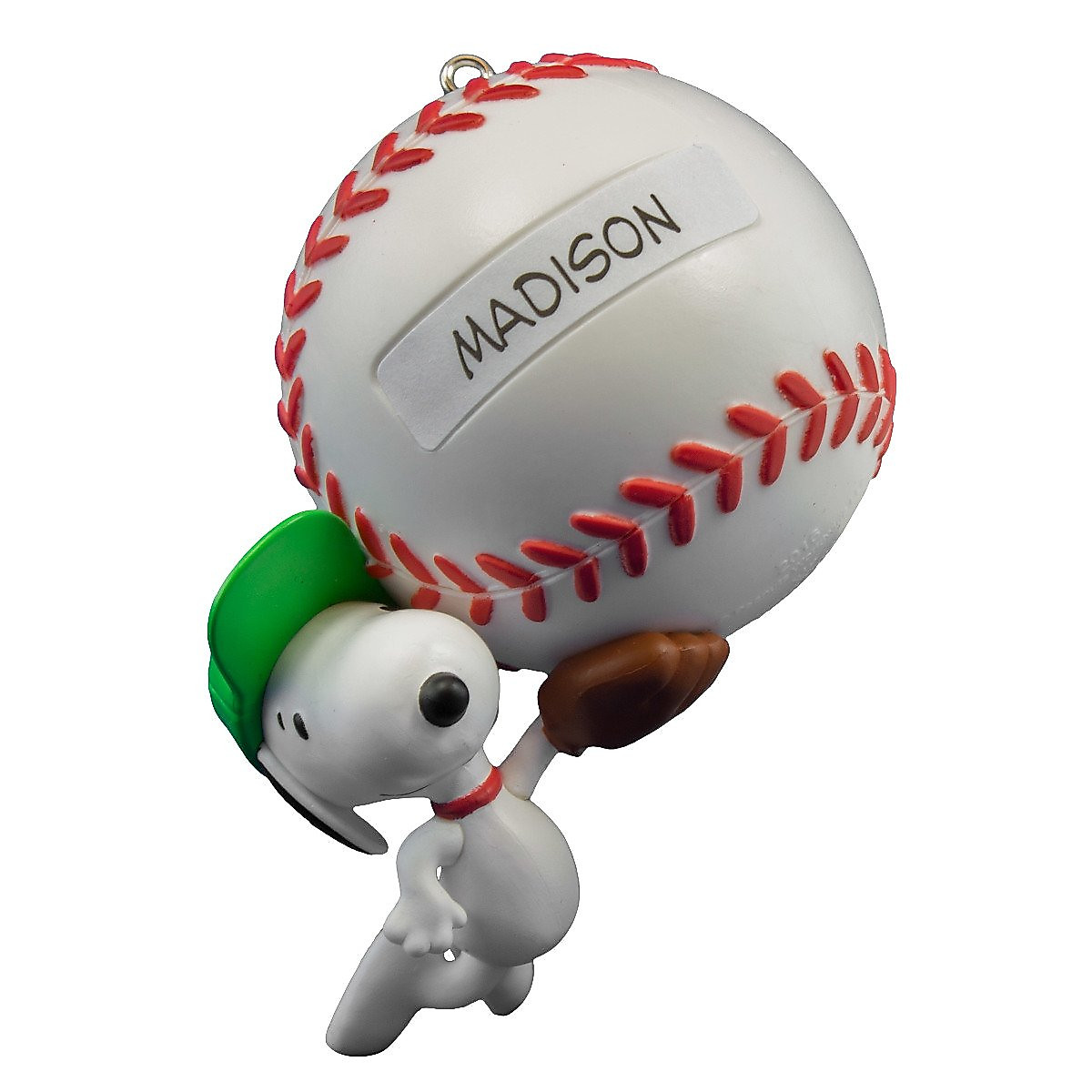 Hallmark 2016 Christmas Ornament Slugger Snoopy Baseball Ornament