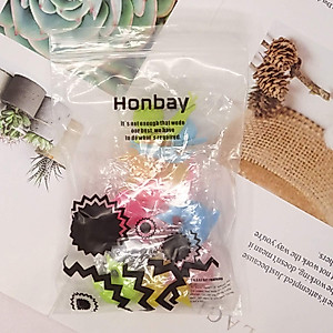 Honbay 12PCS Cute Silicone Glass Identifier Drink Markers, Shark and Snail