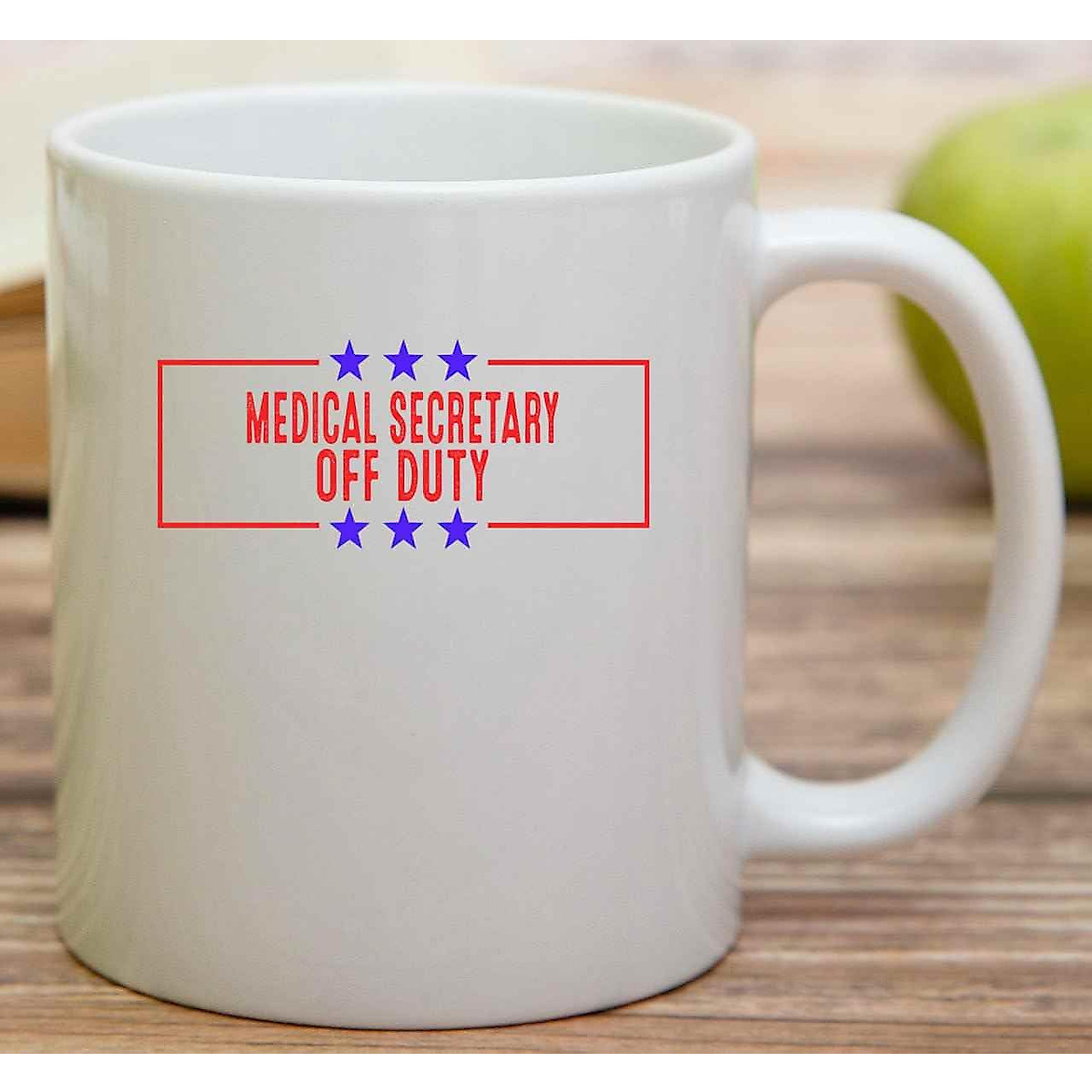 Humorous Gift for Medical Secretaries, Perfect for a Cousin's Birthday - Medical Secretary, Funny Quote on 11 Oz White Ceramic Coffee Mug