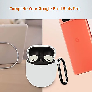 3 Pack | AutoSonic Case Designed for Google Pixel Buds Pro | Soft Silicone Material, Protective Pixel Earbuds Skin | Black, White and Green