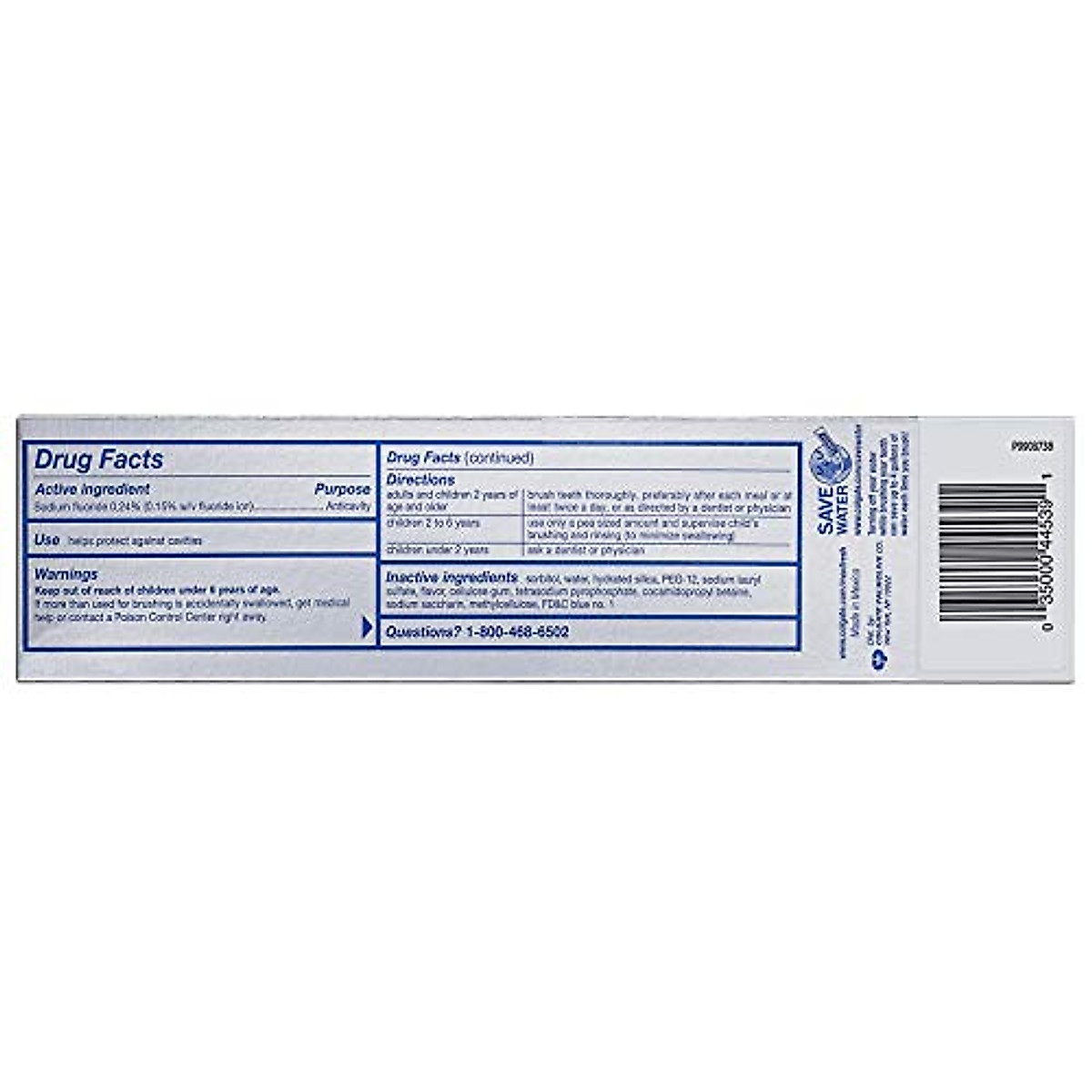 Colgate Max Fresh Toothpaste With Mini Breath Strips, Cool Mint, 6 Ounce (Pack of 3)