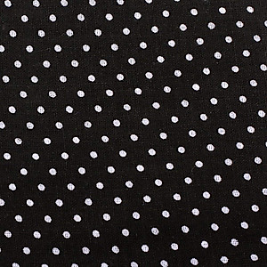Shuanshuo Black Series Floral Cotton Fabric Textile Quilting Patchwork Fabric Fat Quarter Bundles Fabric for Scrapbooking Cloth Sewing DIY Crafts Pillows 50X50cm 7pcs/lot