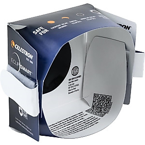 Celestron – EclipSmart Safe Solar Eclipse Telescope and Camera Filter – Meets ISO 12312-2:2015(E) Standards – Works with Your Telescope, Spotting Scope, or DSLR Camera – Observe + Photograph Eclipses