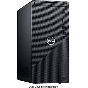 Dell 2021 Newest Inspiron 3000 Desktop Computer, Intel Quad-Core i3-10100 Processor Up to 4.3Ghz, 8GB DDR4 RAM, 1 TB HDD, Wi-Fi, SD Card Reader, HDMI, VGA, Win10 Home, Black