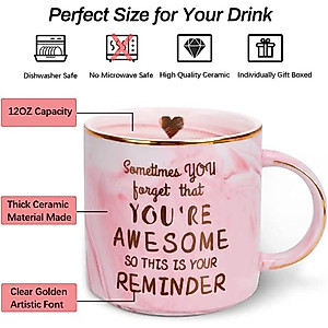 Mothers Day Mom Gifts from Daughter Son, 12 OZ Coffee Mug for Women Wife from Husband Birthday Anniversary Valentines Day Christmas Gifts for Mom New Mom Grandma Friend Sisters Besties Gifts