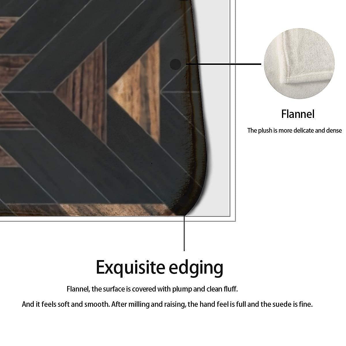 Midetoy Anti Fatigue Kitchen Mat Set of 2 Vintage Urban Tribal Standing Desk Mat Floor Mats Rug for House,Sink,Office,Kitchen 17.3"x47"+17.3"x29"