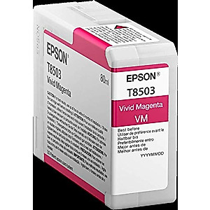 Epson T850300 T850 UltraChrome HD Vivid Magenta -Ink