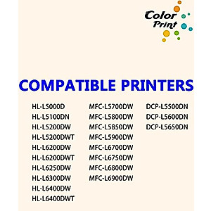 ColorPrint 1-Pack Compatible DR820 Drum Unit Replacement for Brother DR-820 DR 820 Imaging for TN850 TN880 Toner HL L5100DN L5200DW L6300DW MFC L5850DW L5900DW L6800DW DCP L5500DN L5650DN Printer