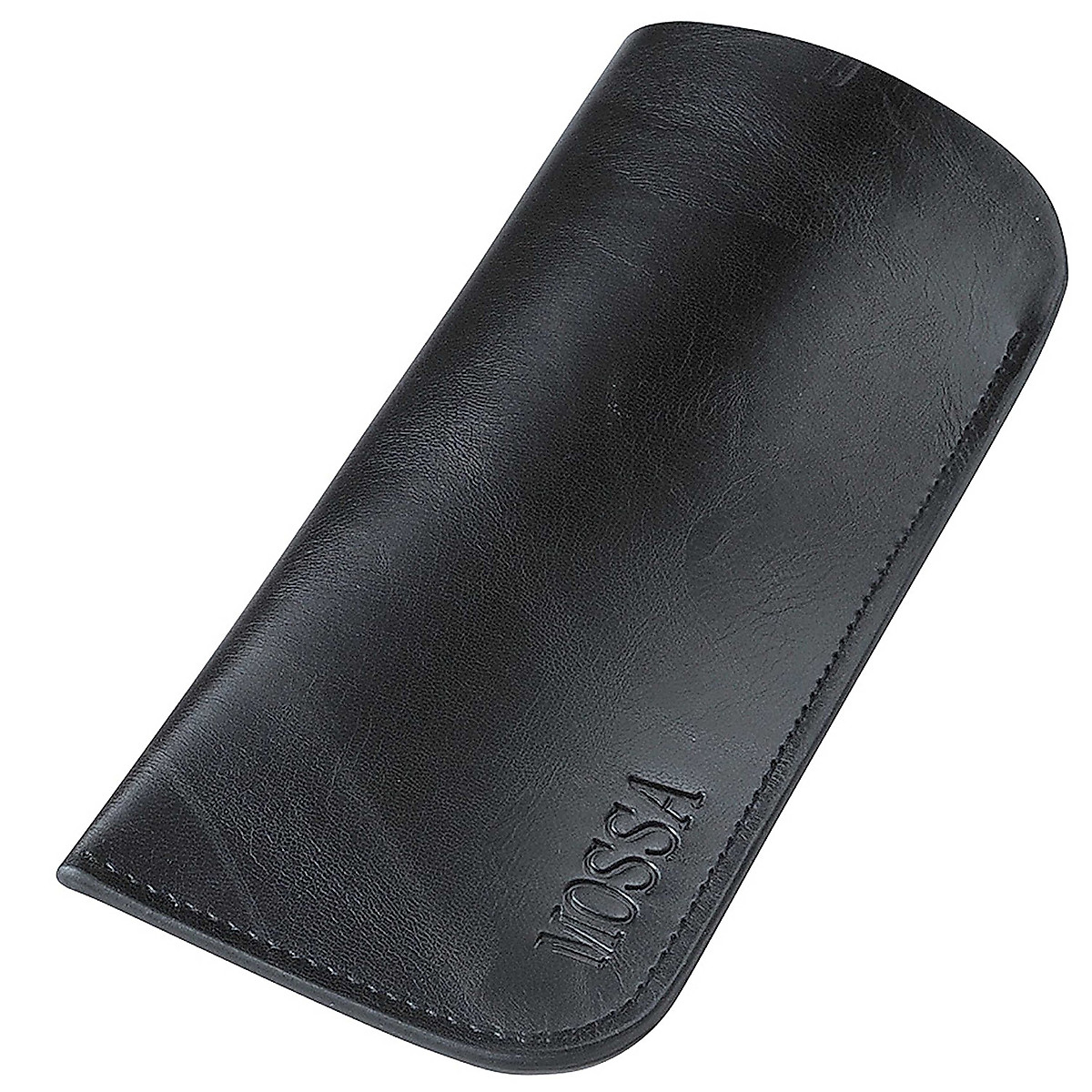 M-world Leather-Tone, Slip in, Slim Soft-case, Eye Glasses Case (Black