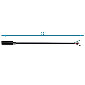 Fancasee 2 Pack Replacement 3.5mm Female Jack to Bare Wire Open End TRRS 4 Pole Stereo 1/8" 3.5mm Jack Plug Connector Audio Cable for Headphone Headset Earphone Microphone Cable Repair