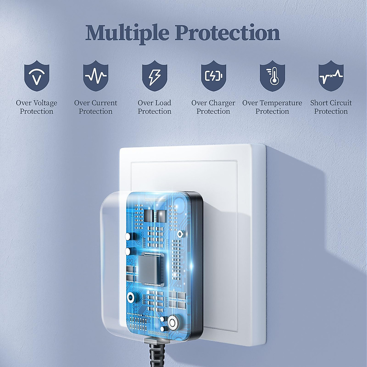 DONYOIE 24V Charger for Hypervolt Massage Gun AC/DC Adapter for Hyperice Hypervolt HPI5300000100 53000-001-00 42000 038-00 SK03T-2400100Z Battery Charging Power Supply