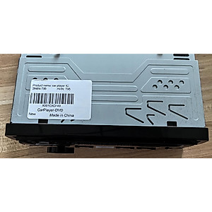 Alondy Single Din Car Stereo with CD/DVD Player | Bluetooth | FM/AM/RDS Radio | USB SD AUX Audio Receiver