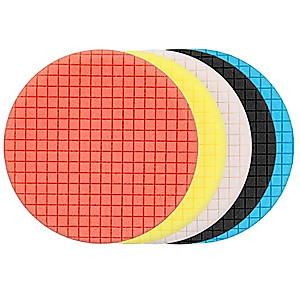 Makitoyo 5PCS 6 Inch Compound Buffing Sponge Pads，Compound Buffing Pads for Car Polisher Sanding, Polishing, Waxing,Polishing Pads Kit