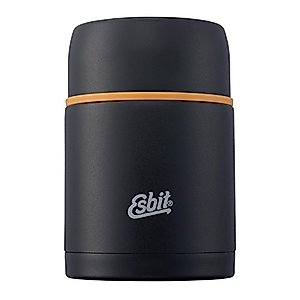 Esbit Stainless Steel Vacuum Food Jug with Double-Wall Insulation, Pressure Release and Bowl Lid - 0.5 Liter