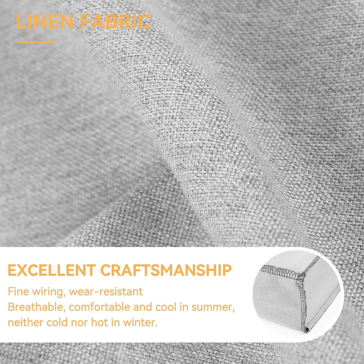 ROFIELTY Bench Cushion 31 inch, Durable Bench Cushions for Indoor Furniture, Window Seat Cushions Indoor, Personalized Custom Bench Cushion (31x15x3inch,Light Gray)