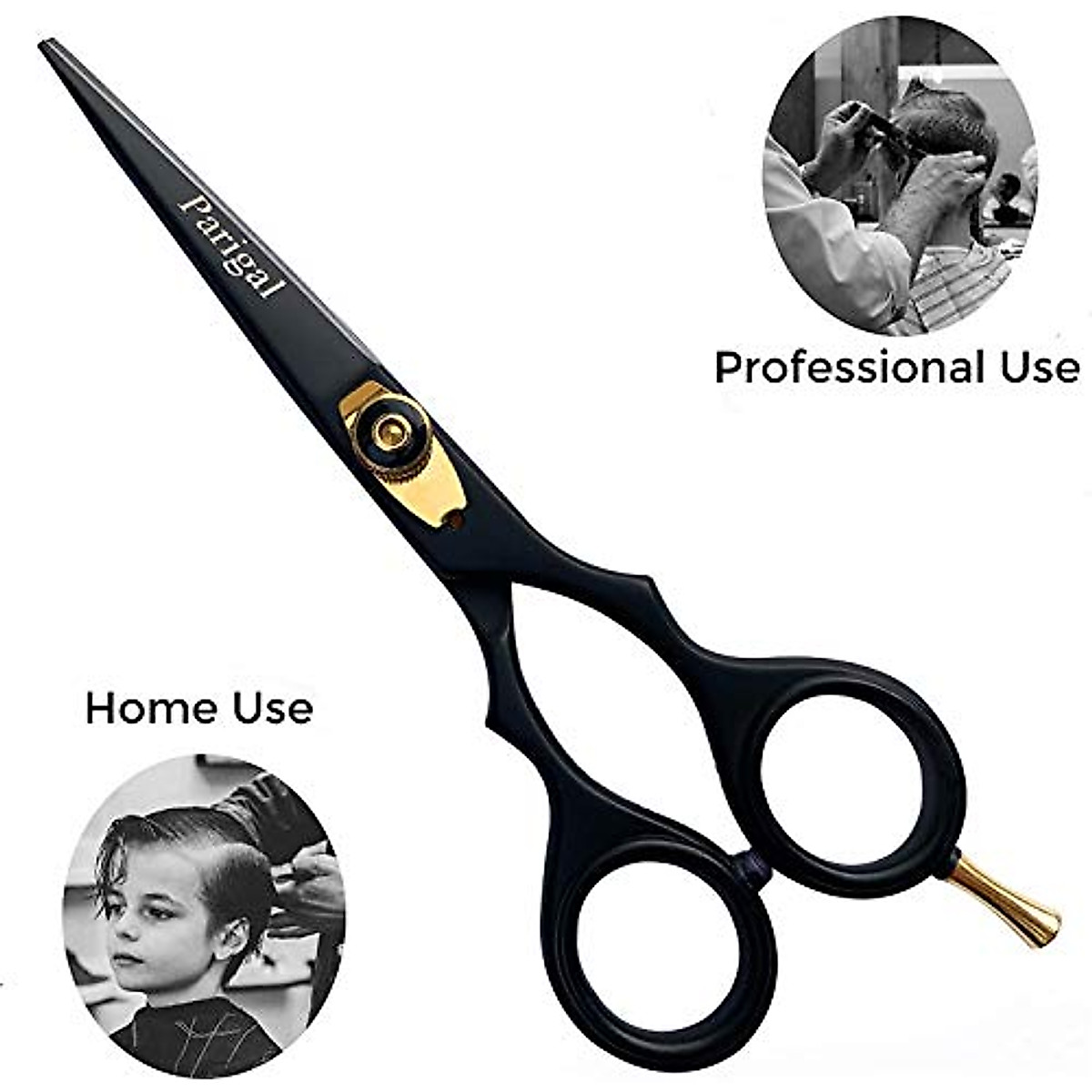 Hair Cutting Scissors Professional Hair Shears 5.5" - Razor Edged Durable Hair Cutting Tools - Handcrafted Barber Scissors in Japanese Stainless Steel - Scissors for Hair Cutting Men & Women