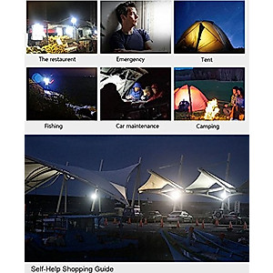 K JINGKELAI 9W Rechargeable LED Bulbs with Battery Backup - Emergency Light Bulb, E27/E26 Base, 60W Equivalent Brightness, Intelligent Power Outage Lighting with Hook, 4-Pack