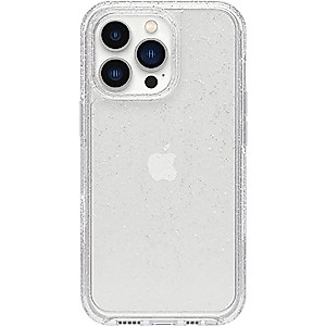 OtterBox Symmetry Series Clear Case for Apple iPhone 13 Pro - Polycarbonate, Wireless Charging Compatible, Non-Retail Packaging (Stardust 2.0)
