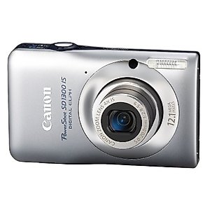 Canon PowerShot SD1300 IS 12.1 MP Digital Camera with 4x Wide Angle Optical Image Stabilized Zoom and 2.7-Inch LCD (Silver)