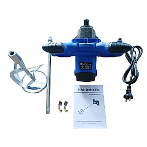 Handheld Cement Mixer 2600W Adjustable 6 Speed Handheld Electric Concrete Cement Mixer Used for Mortar，Mixing Cement Slurry,Paint Coating