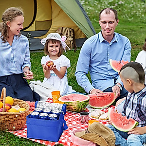 Nuogo 15 Pack Insulated Lunch Bags Bulk, Reusable Cooler Bags, Leakproof Lunch Boxes Set, Waterproof Thermal Cooler Bags, Insulated Beverage Bag for Women Men Work School Picnic Beach(Blue)