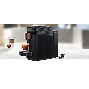 K-FEE® ONE Single Serve Pods Coffee, Espresso, Milk Machine (Black/Copper) | Mill Coffee and Starbucks® Verismo* Compatible