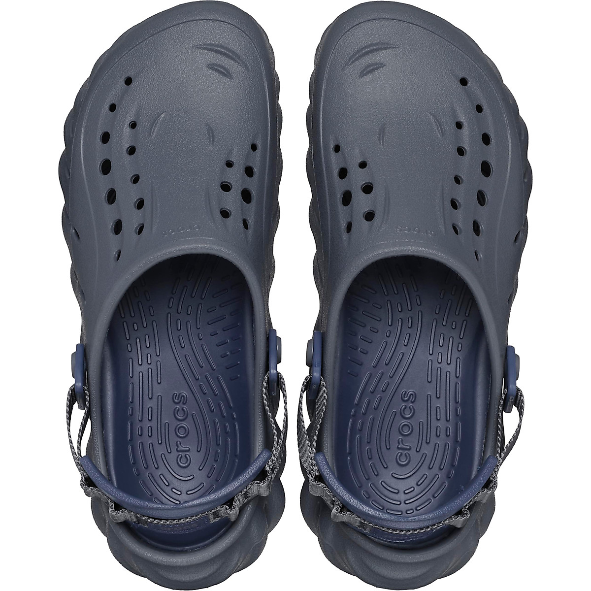 Crocs Unisex Echo Clogs, Storm, 6 US Men