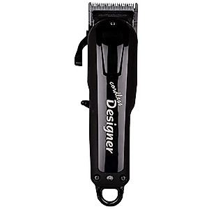Wahl Professional Cordless Designer Clipper with 90 Minute Run Time Cord Cordless Taper Convenience for Professional Barbers and Stylists - Model 8591