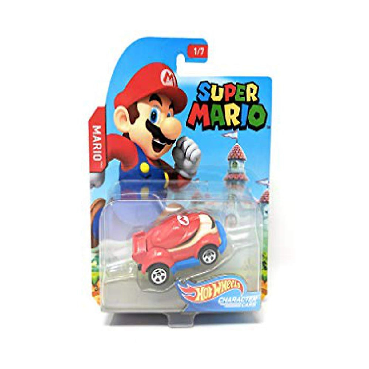 Hot Wheels 2017 Super Mario Character Cars Set of 7