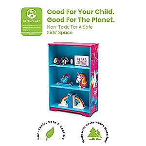 Delta Children Deluxe 3-Shelf Bookcase - Ideal for Books, Decor, Homeschooling & More - Greenguard Gold Certified, JoJo Siwa
