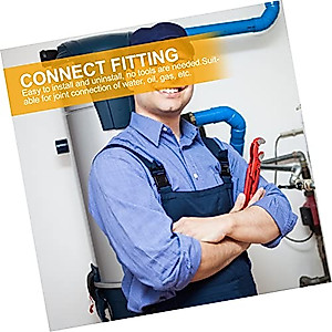 VILLCASE 2pcs 90 Valve Connector Gas Fitting Connector Hose Fittings Brass Pagoda Fitting Joint Water Filter Elbow Connect Elbow Quick Connect Water Fittings Copper