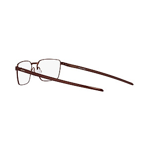 Oakley Men's Ox5073 Sway Bar Rectangular Prescription Eyewear Frames, Brushed Grenache/Demo Lens, 53 mm