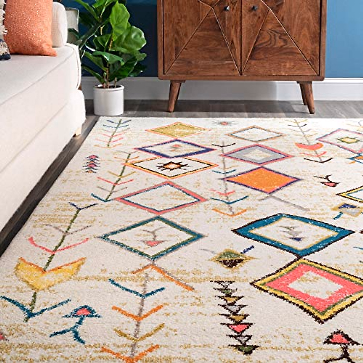 nuLOOM Vivian Moroccan Area Rug, 4' x 6', Multi