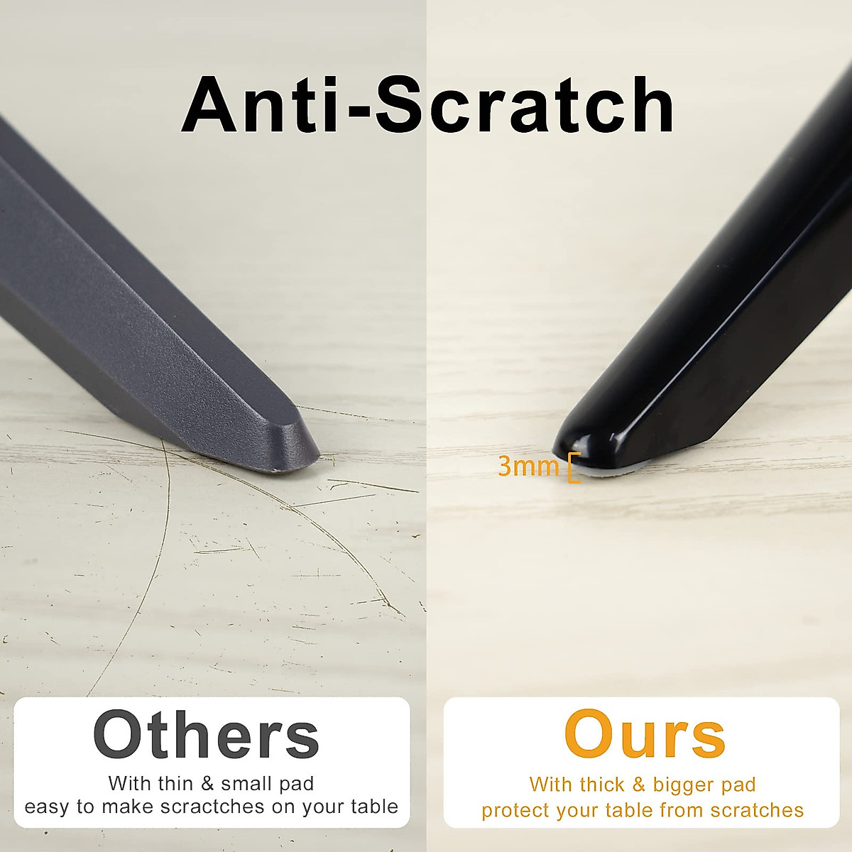 Base TV Stand for TCL Roku TV Legs, for TCL 40inch 43inch 49inch 50inch 55inch 65inch TV Stand 40S325 40S303 43S425 49S517 50S435 50S433 55S431 65S435 with Screws & Instructions