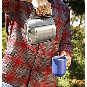 GE Drip Coffee Maker With Timer | 10-Cup Thermal Carafe Pot Keeps Coffee Warm for 2 Hours | Adjustable Brew Strength | Wide Shower Head for Maximum Flavor | Kitchen Essentials | Stainless Steel