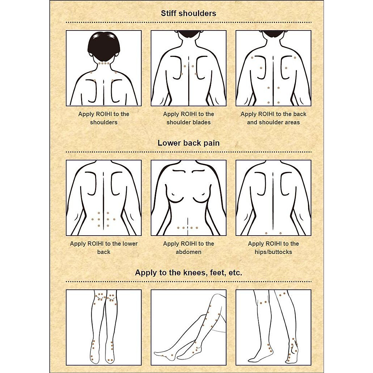 The ROIHI-TSUBOKO Cool-Type Plaster. Cool Relief