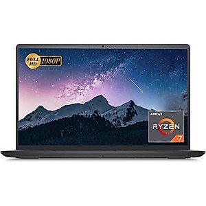 Dell 2023 Inspiron 15 3525 Laptop, 15.6" FHD Display, AMD Ryzen 7 5700U(8-core) Processor, 32GB RAM, 1TB SSD, AMD Radeon Graphics, Wi-Fi, Bluetooth, HDMI, Windows 11 Home, Carbon Black