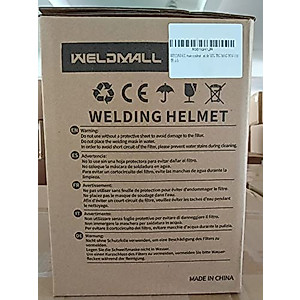 WELDMALL True Color Solar Power Auto Darkening Welding Helmet Welder Hood with Adjustable Shade Range for Mig Tig Arc Sensor Welder Mask WM-110