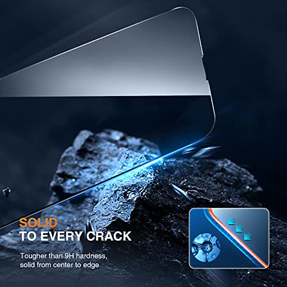 LK 2 Pack iPhone 14 Pro Max Screen Protector [Auto Dust-Elimination] with 2 Pack Camera Lens Protector, 9H Hardness, Easy Installation, Ultra-Thin Anti-Scratch for iPhone 14 Pro Max