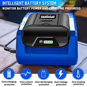 NEPOWILL 40V 6.0Ah Replacement Battery for Kobalt 40v Battery MAX 2540C-06, Rechargeable Lithium Ion Battery for Kobalt KB640-03 KB540C-06 KB245-06 KB240-06 Kb540-06 for Cordless Power Tools