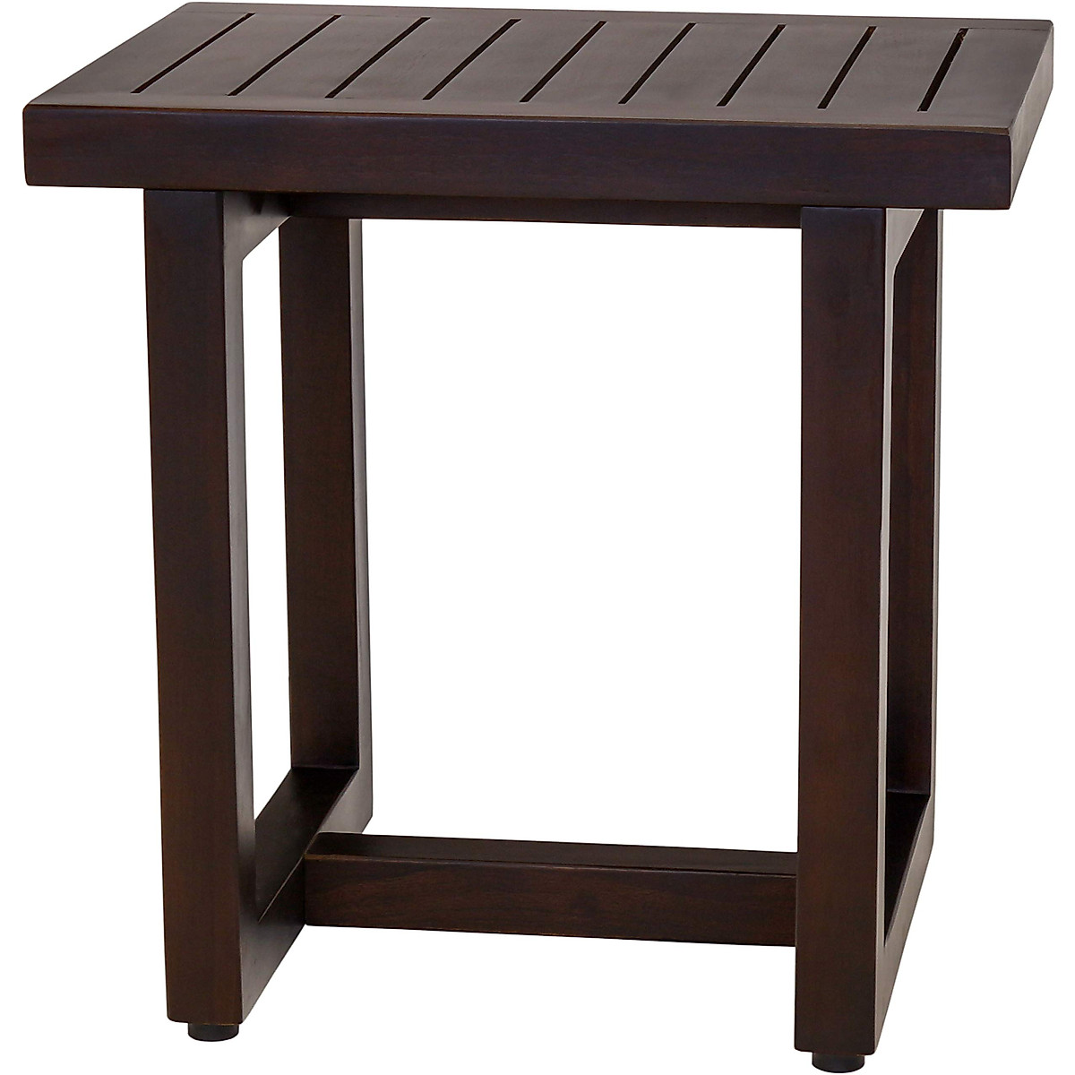 AquaTeak 18" Spa Mocha Teak Shower Bench