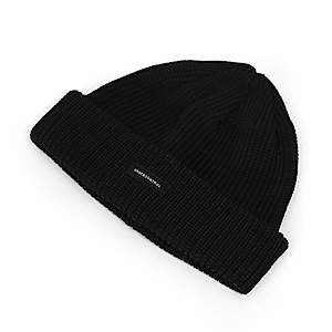 UNDERCONTROL Aerocool Comfortable Fourseasons Summer Beanie Free Size Cooling for Men Women Unisex Plain Light Weight Workout Cool Skull Hat Cap Made in Korea (Black)