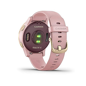 Garmin Vivoactive 4S GPS Smartwatch with Music & Fitness Activity Tracker & Health Monitor Apps (Dust Rose/Gold) 010-02172-31 4 S Bundle with CPS Enhanced Protection Pack