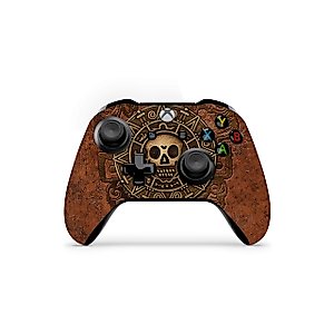 ZOOMHITSKINS Controller Skin Compatible with X1 S and X1 X, Vinyl Sticker Technology, Treasure Chest Wooden Pirate Sea Skull, Durable, 1 Skin, Made in The USA
